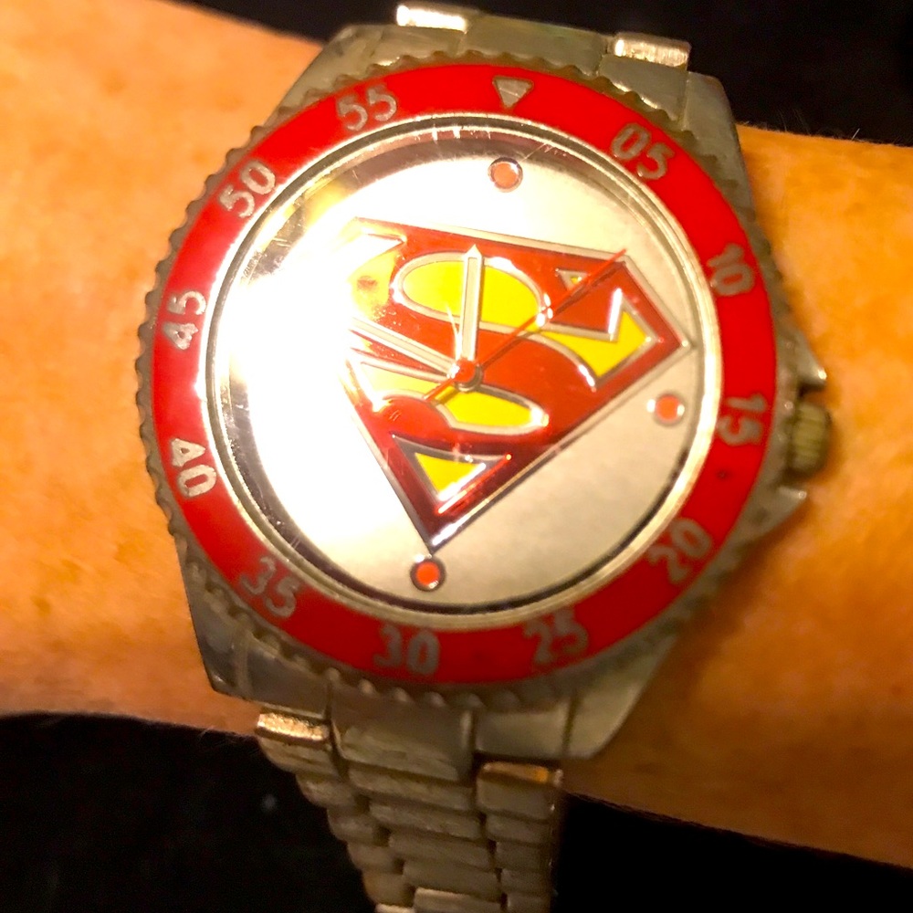 Vintage Superman Man Of Steel Watch - Gem